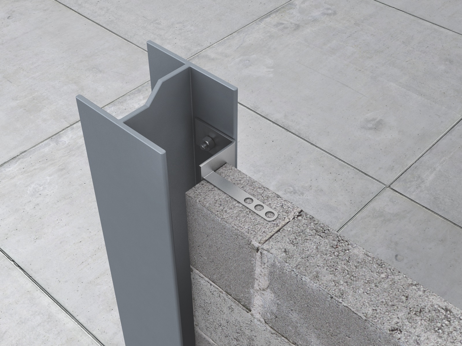 VA7/VA7PE Frame Cramp – GA Fixings